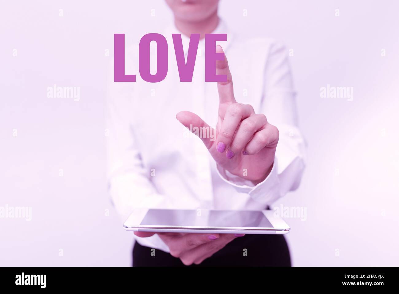 Conceptual caption Love. Word for feeling of strong or constant ...