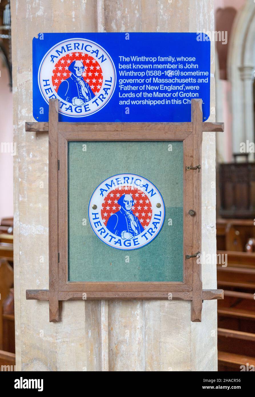 John Winthrop 1588-1649 Father of New England, American Heritage Trail ...