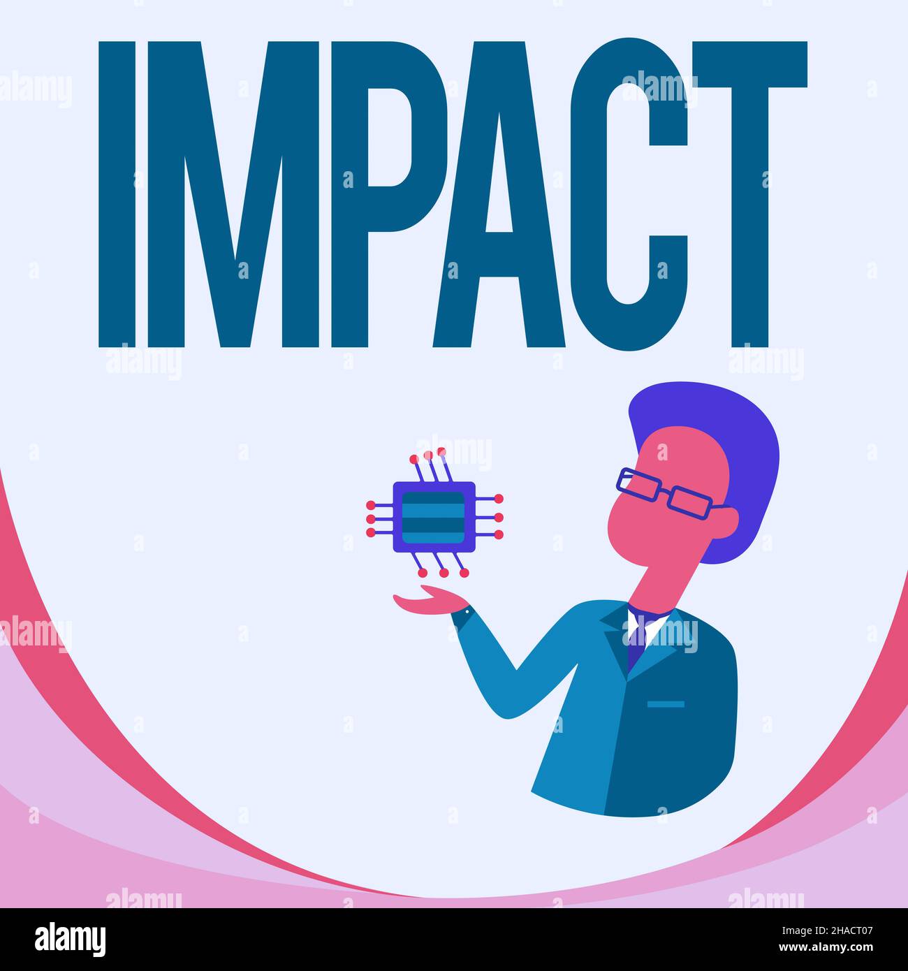 Inspiration showing sign Impact. Business approach action of one object ...