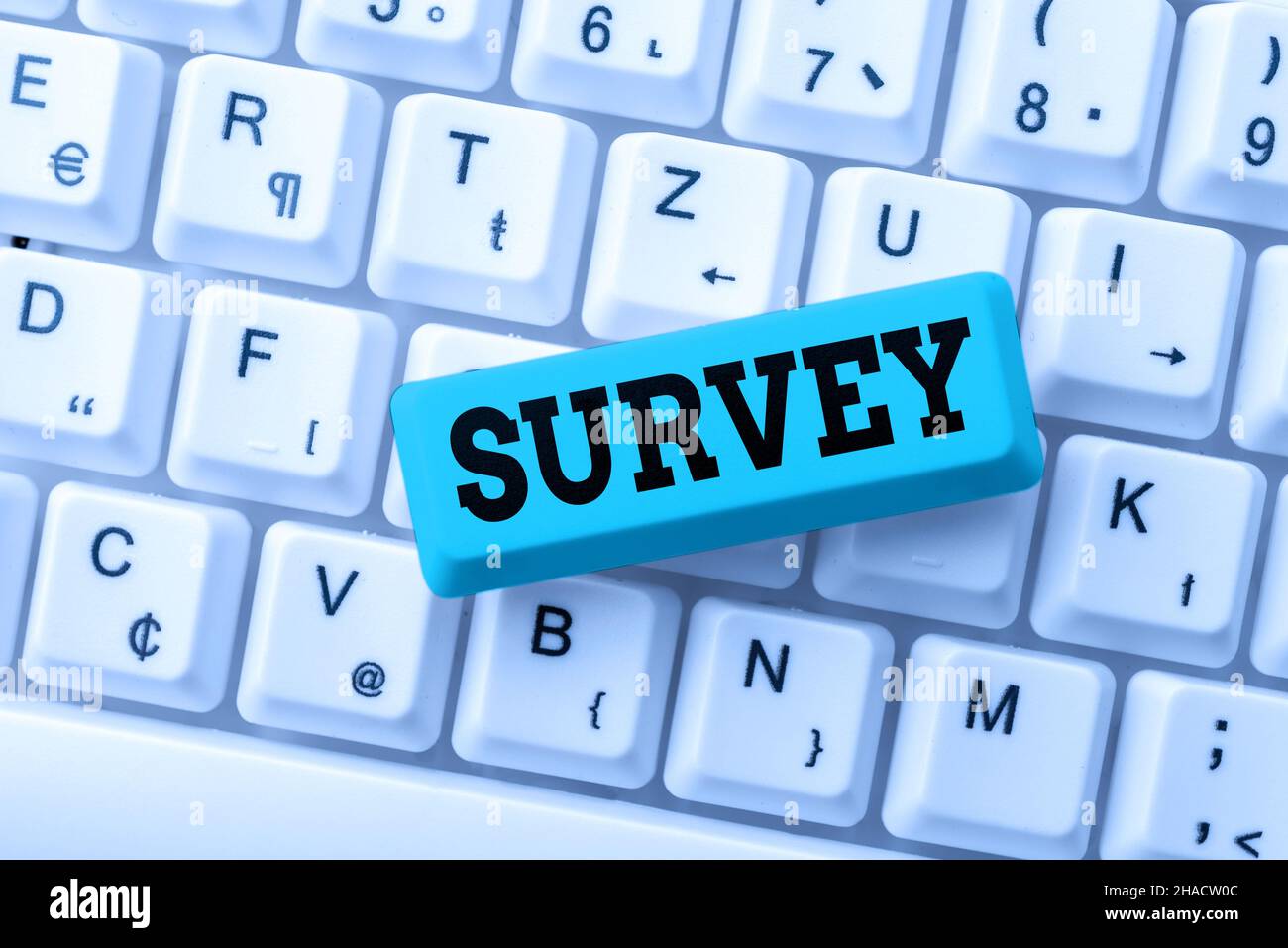 Writing displaying text Survey, Business overview look closely at or ...