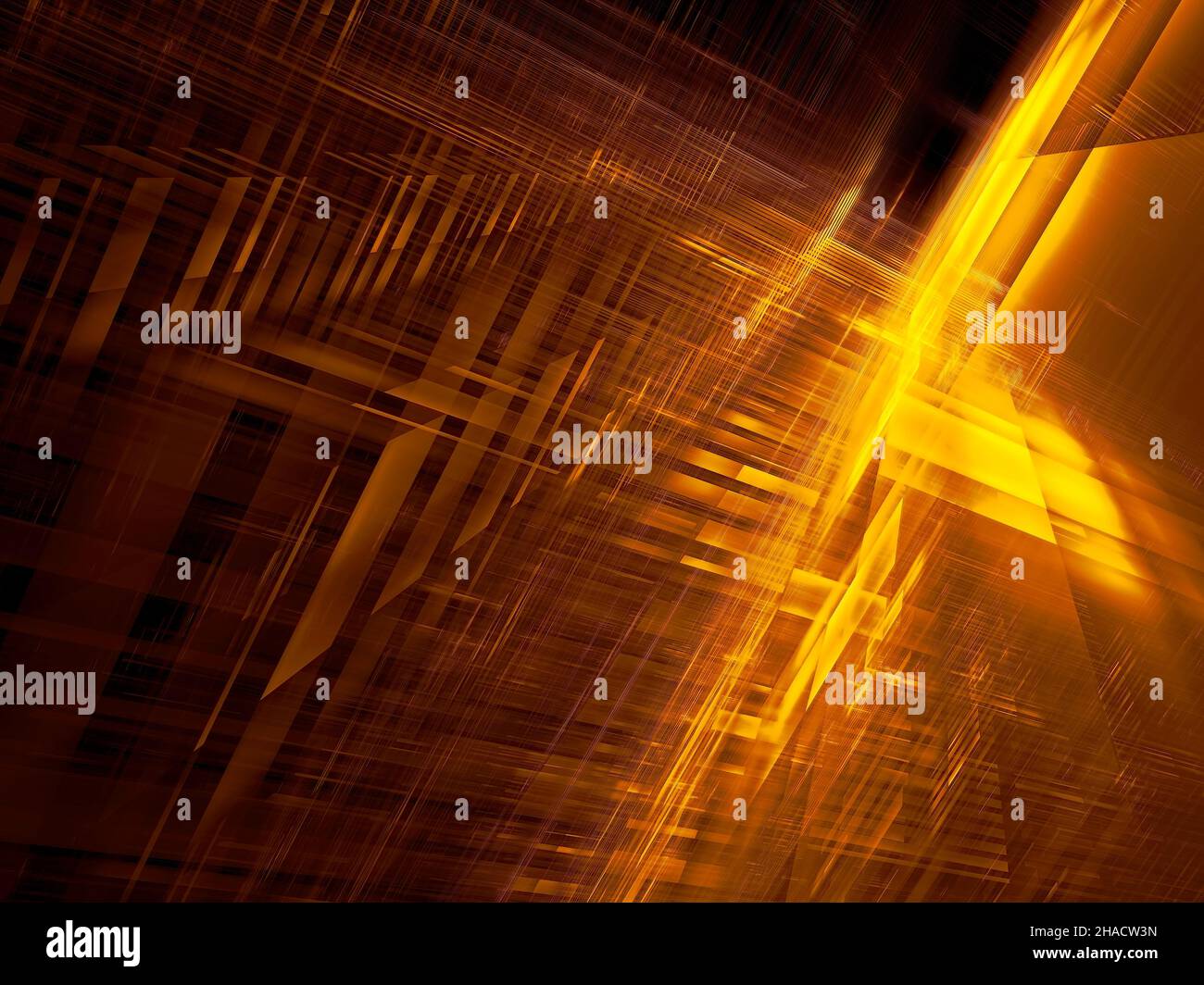 Tech perspective background - abstract 3d illustration with diagonal ...