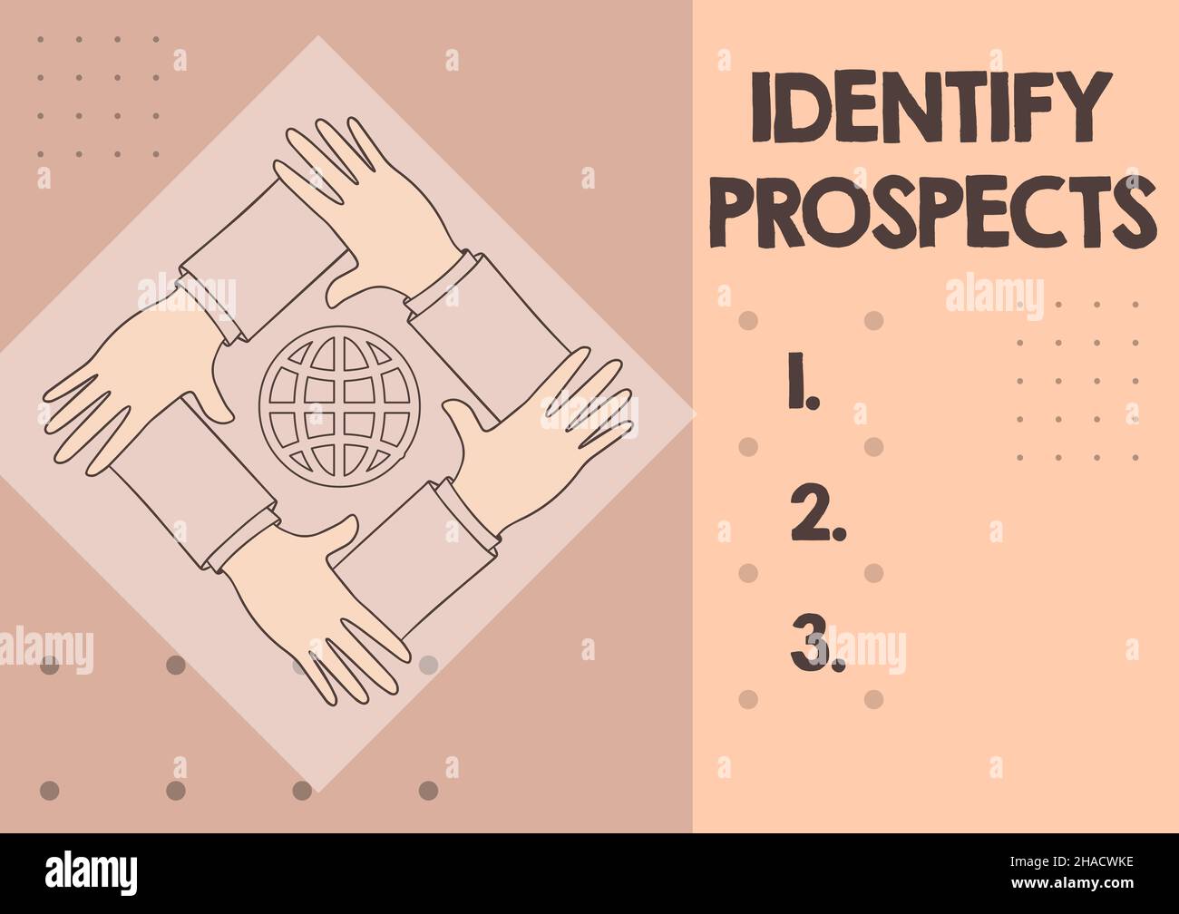 Inspiration showing sign Identify Prospects. Conceptual photo Possible ...