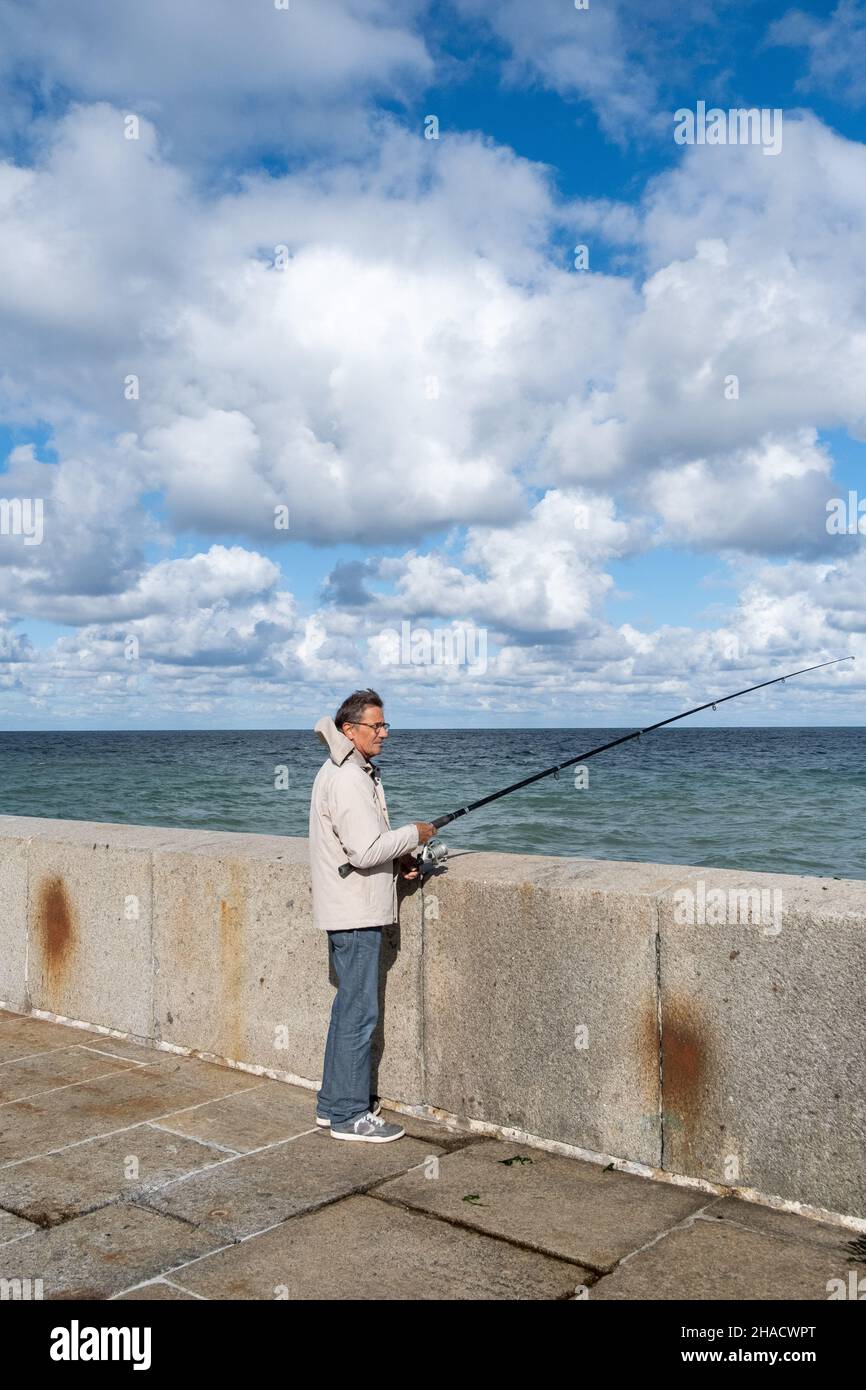 France, Normandy, on 2020-10-11. Illustration of daily life in Normandy ...