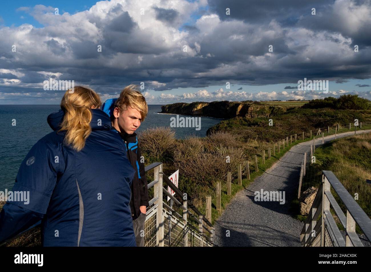 France, Normandy, on 2020-10-11. Illustration of daily life in Normandy ...