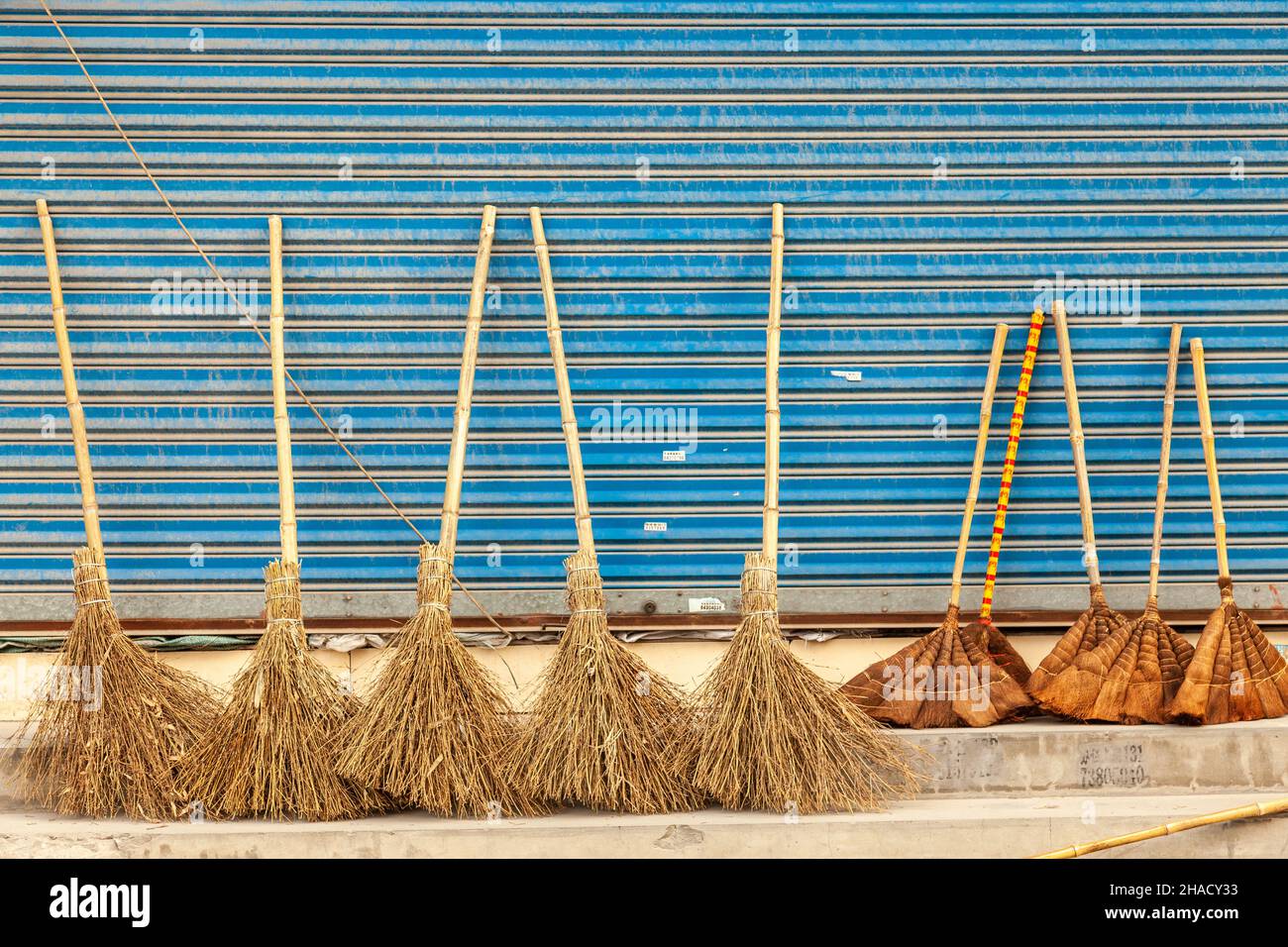 Broom alignment hi-res stock photography and images - Alamy