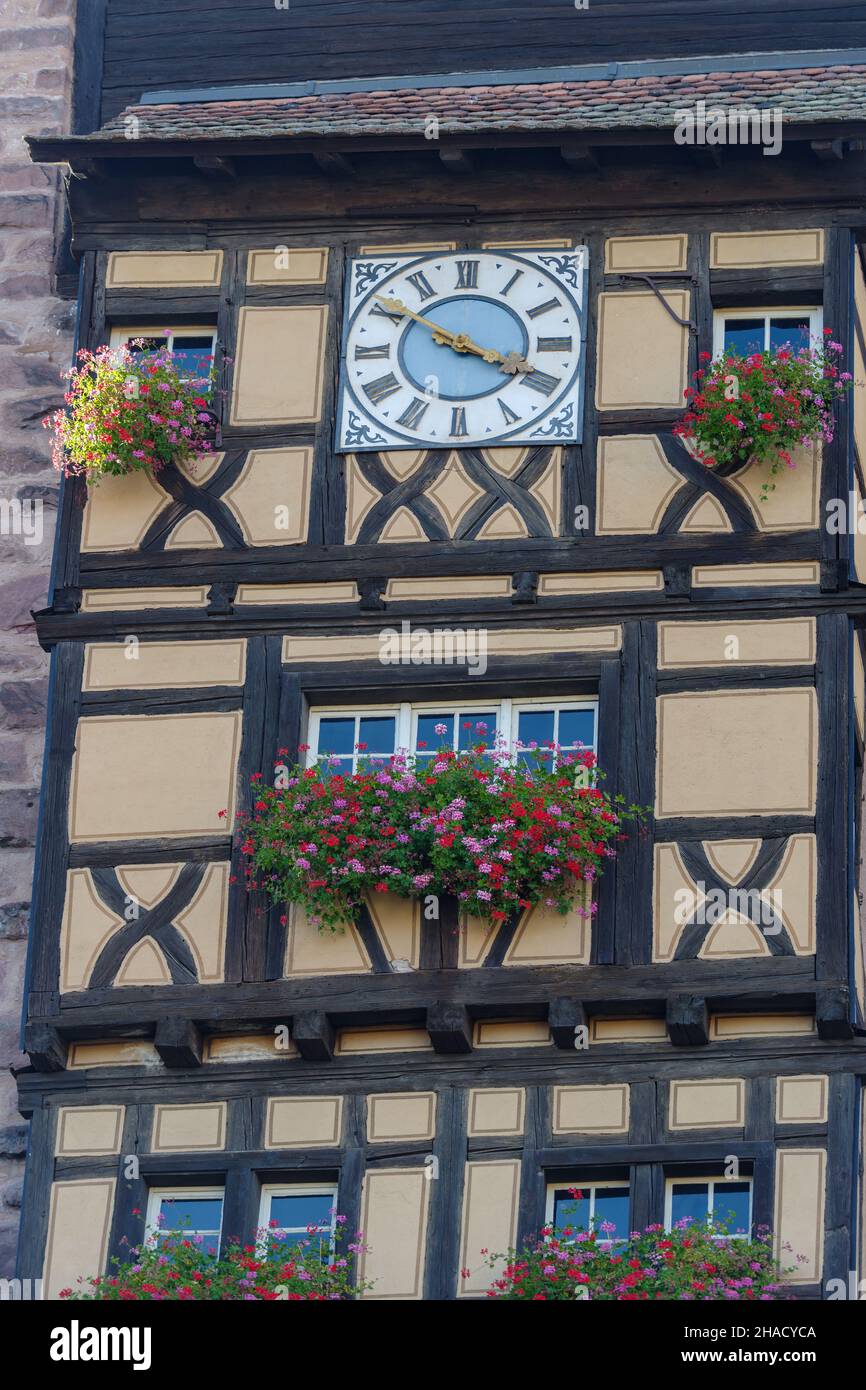 France, Alsace, Riquewihr village, Dolder Gate, 1291 Stock Photo - Alamy