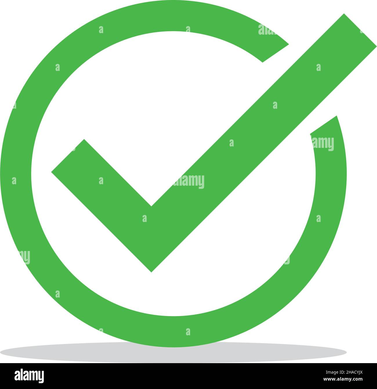 An icon that represents success or rightness Stock Vector Image & Art ...