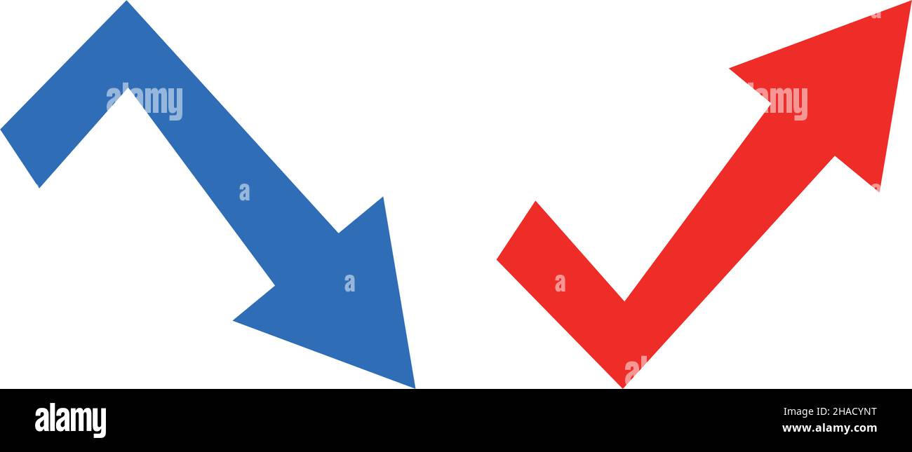 This web icon is perfect for representing a rise or fall in business ...