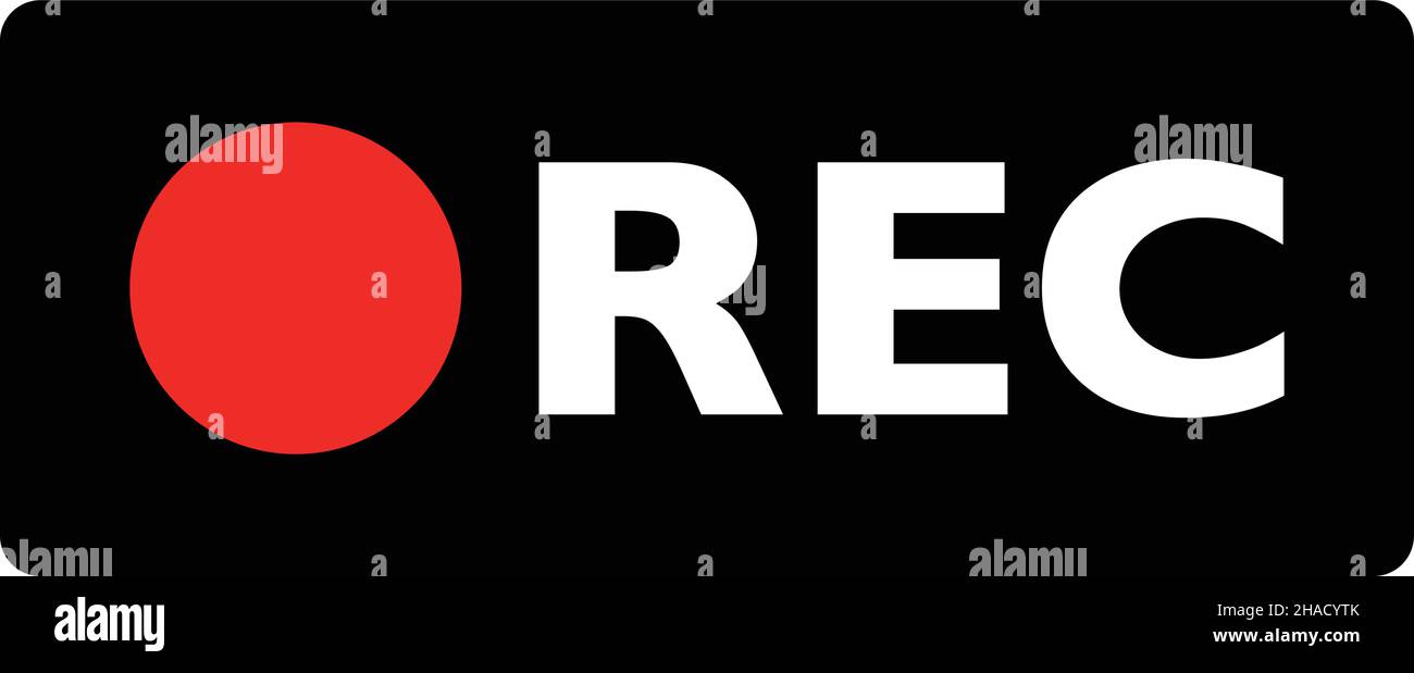 Simple icon for recording Stock Vector Image & Art - Alamy