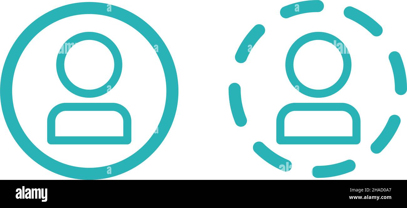 Simple web icon available for accounts and profiles Stock Vector Image ...