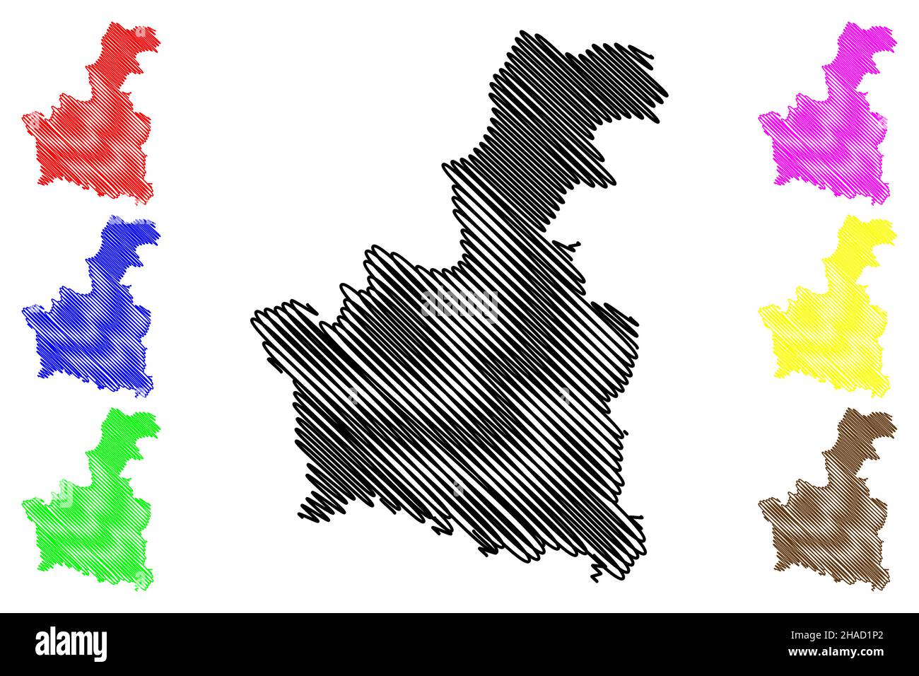 Koderma district (Jharkhand State, Republic of India, North Chotanagpur ...