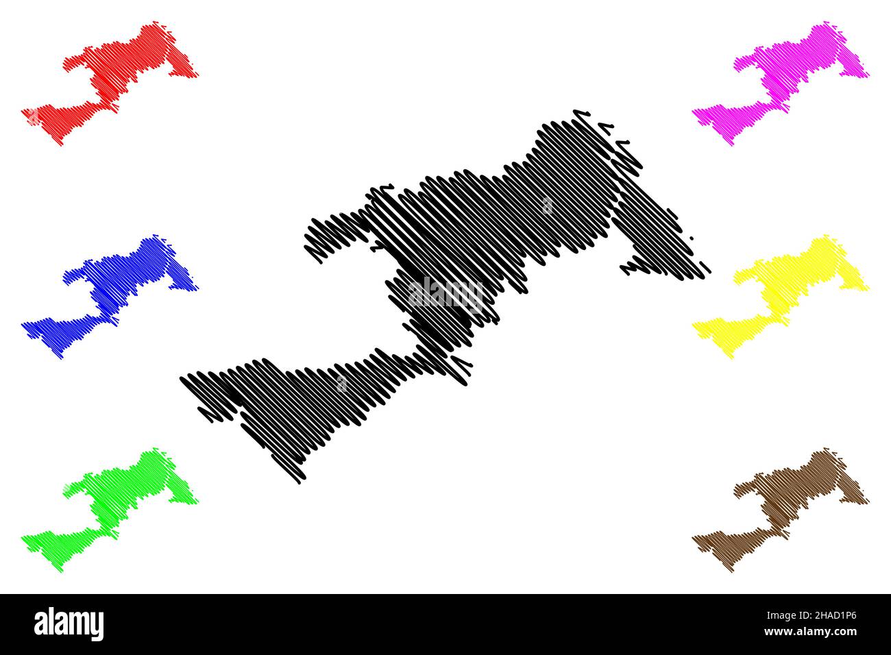 Khordha district (Odisha State, Republic of India) map vector ...