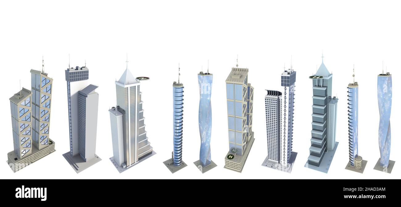 10 different angles views high detailed renders of fictional design hi ...