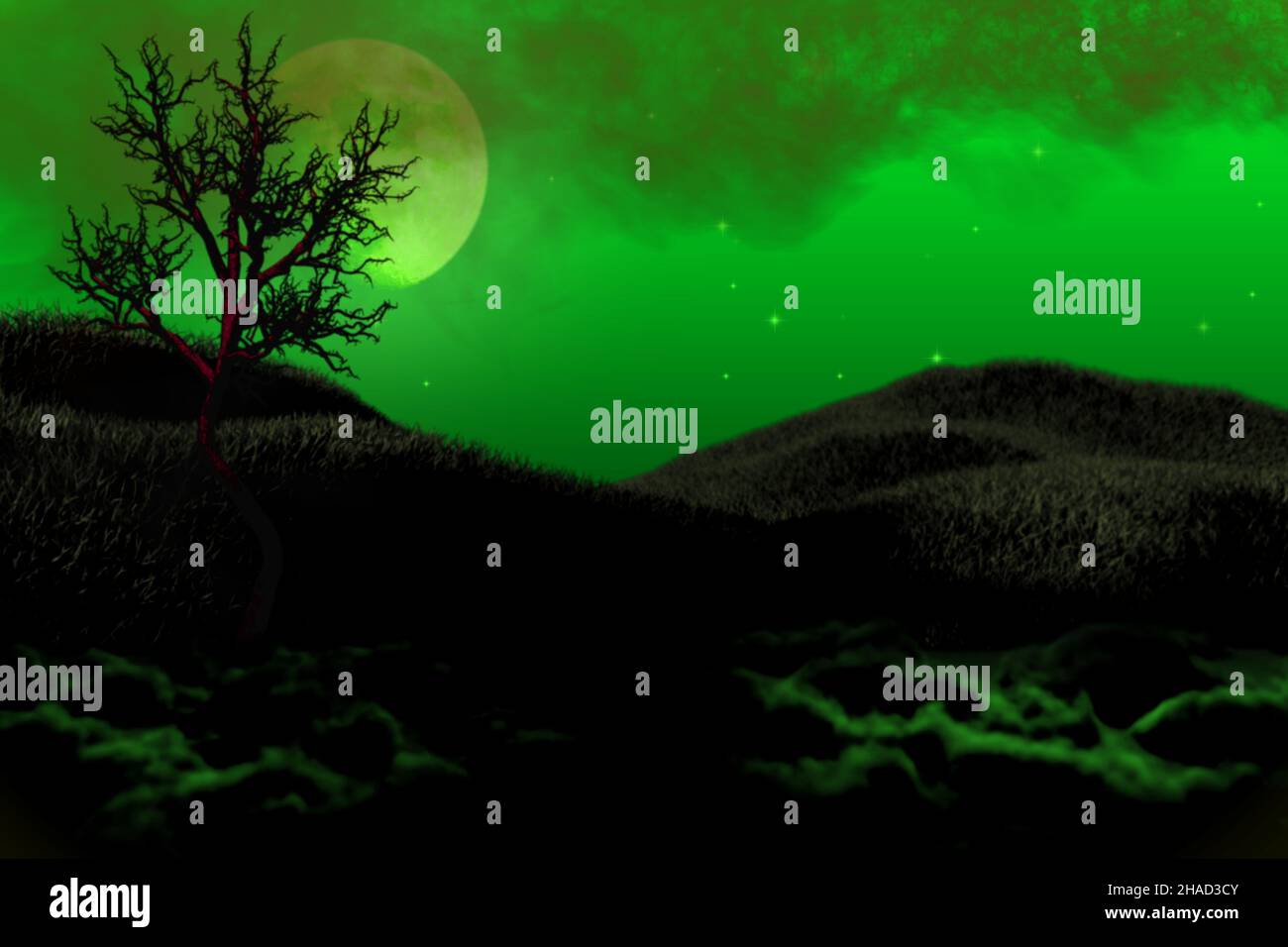 colorful horror dark night texture - selective focus nightmare concept ...