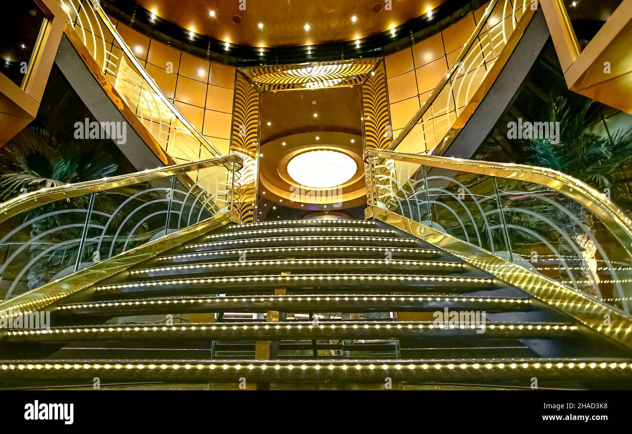 Msc magnifica interior atrium hi-res stock photography and images - Alamy