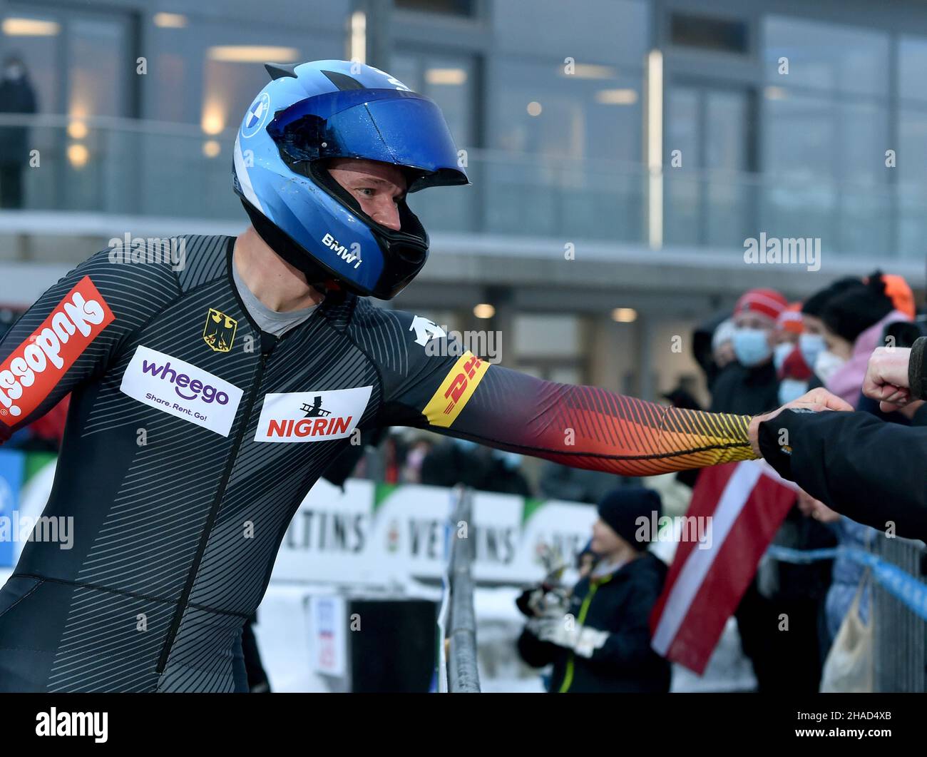 Winterberg, Germany. 12th Dec, 2021. Bobsleigh: World Cup, four-man ...