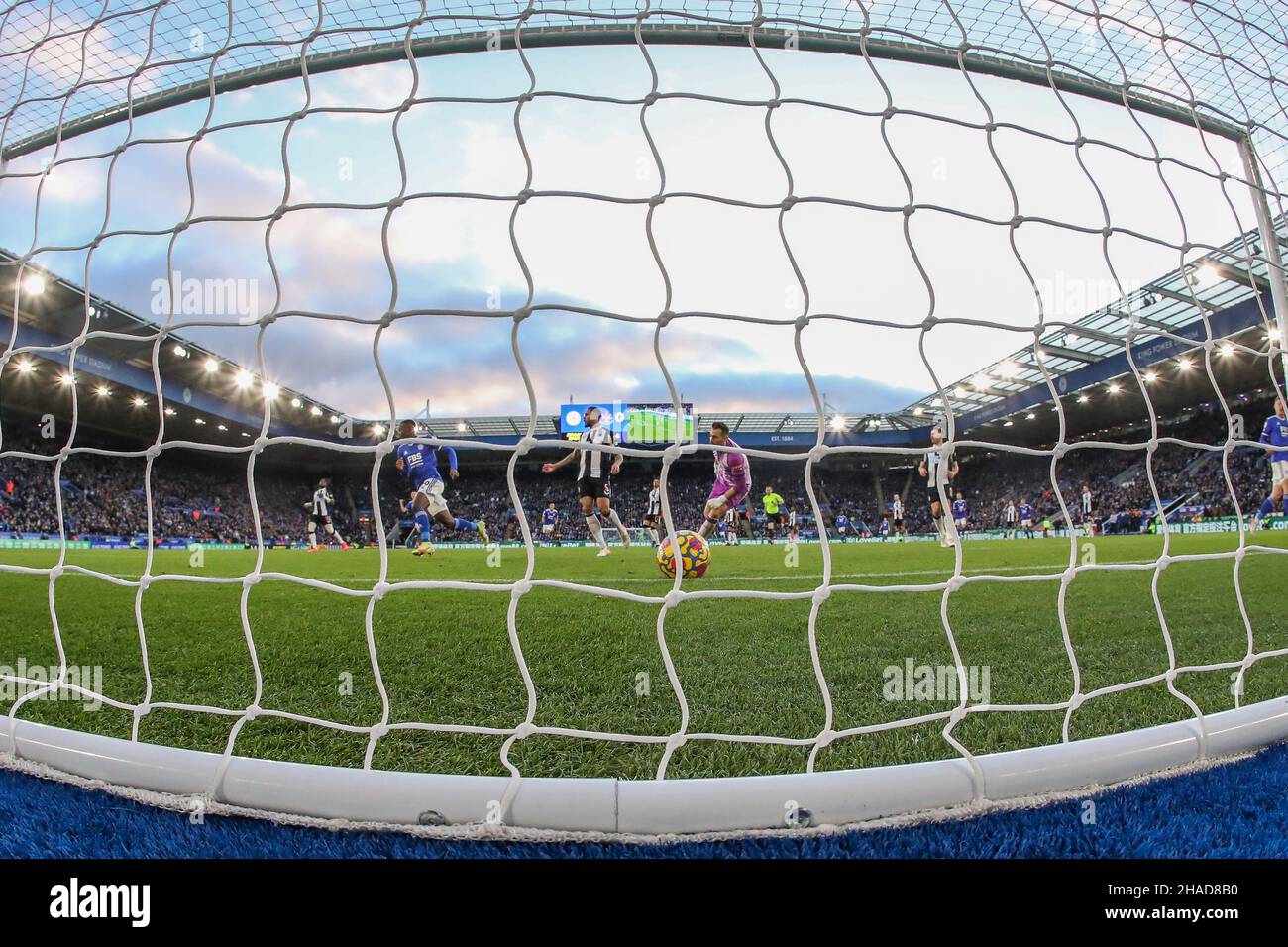 Patson Daka #29 of Leicester City scores to make it 2-0 Stock Photo - Alamy