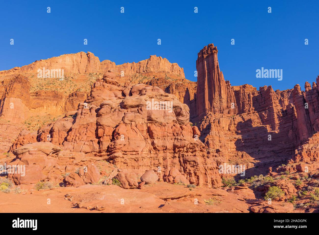 Scenic Fisher Towers LAndscape Moab Utah Stock Photo - Alamy