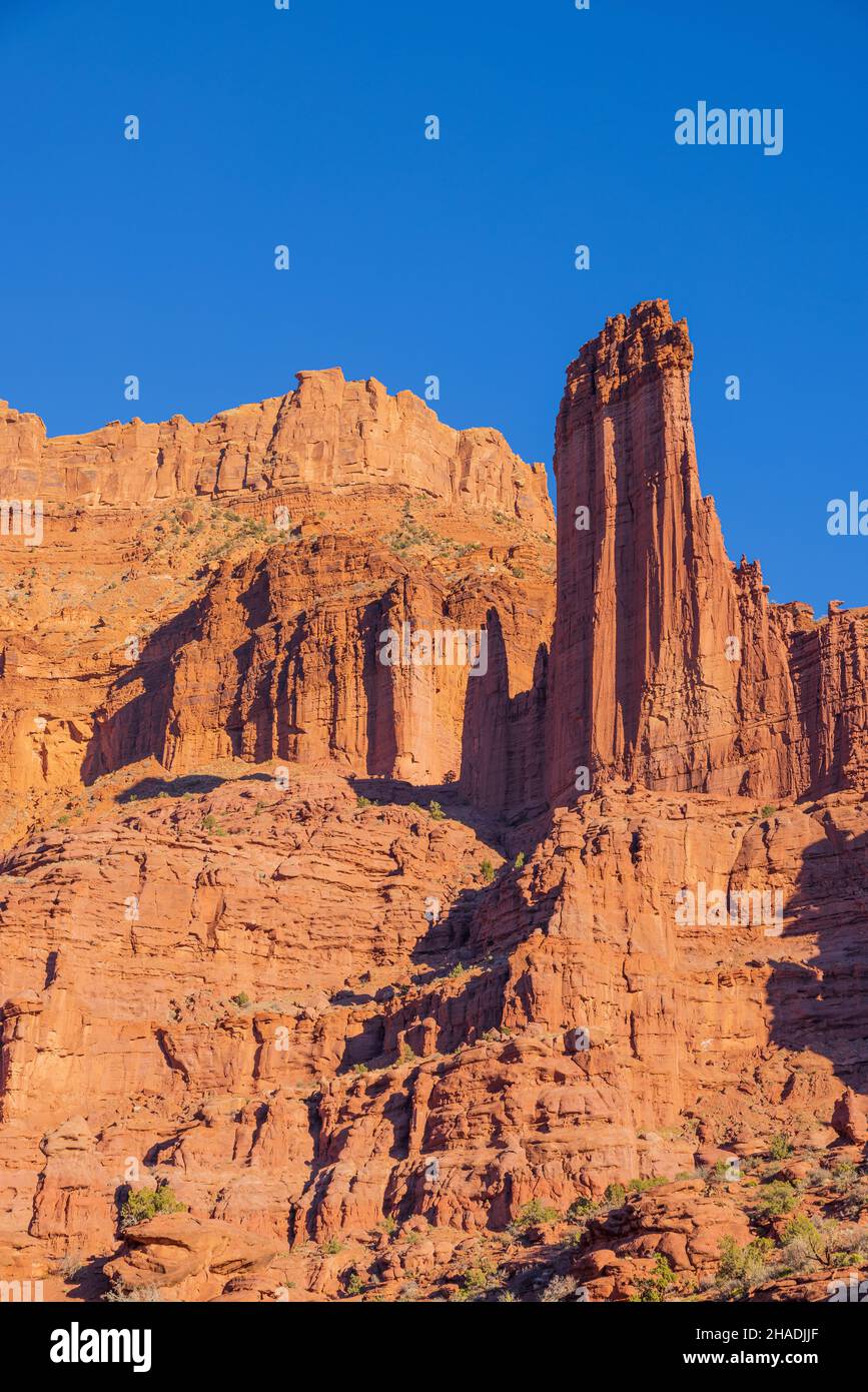 Scenic Fisher Towers LAndscape Moab Utah Stock Photo - Alamy
