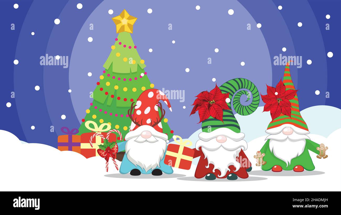 Scandinavian gnome Stock Vector Images - Alamy