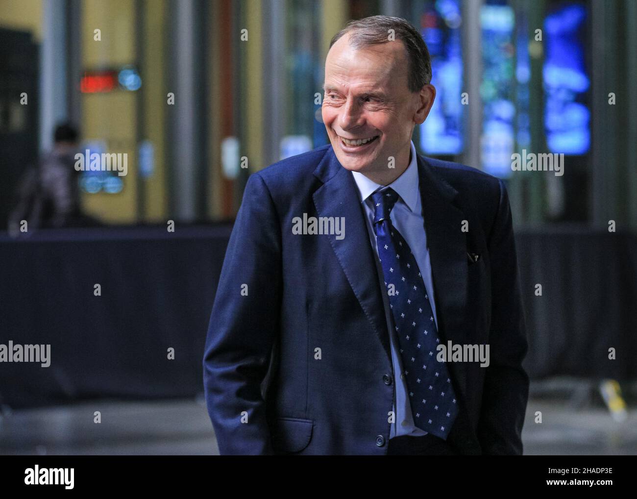 London, UK. 12th Dec, 2021. British journalist, presenter and ...