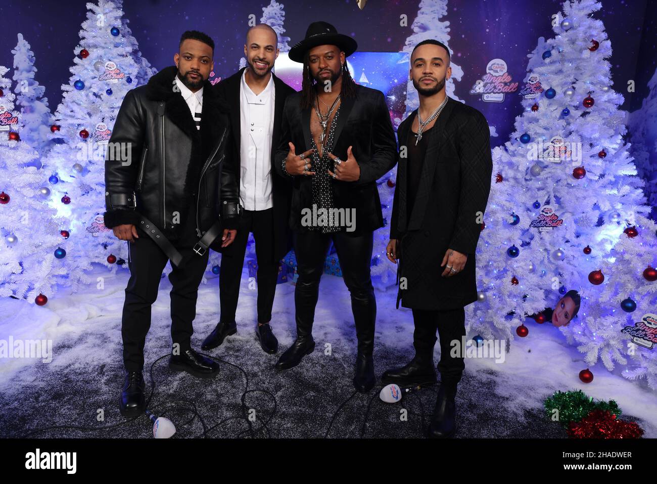 NO ARCHIVE NO SALES EDITORIAL USE ONLY JLS in Capital's on air studio ...