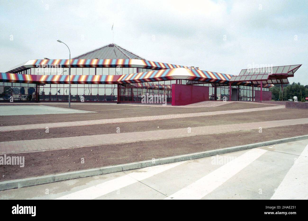 Œwiecko, 11.07.1995. Odprawa celna w Œwiecku. Przejœcie graniczne ...