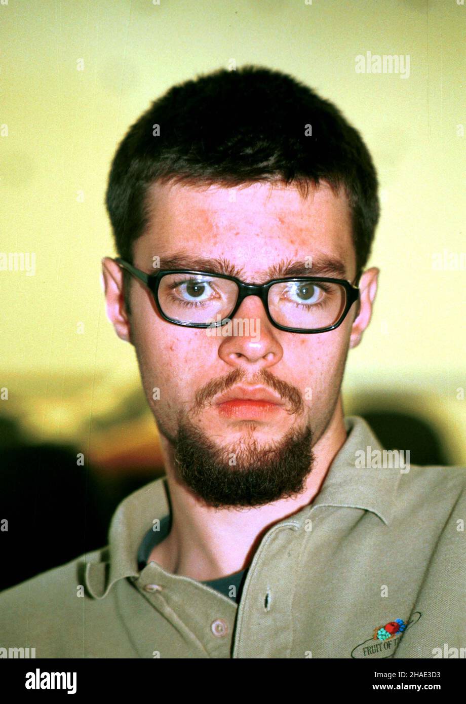 Warszawa, 4.10.1995 Fotoreporter PAP PAP-Filip Miller K-19206 (JM Stock ...