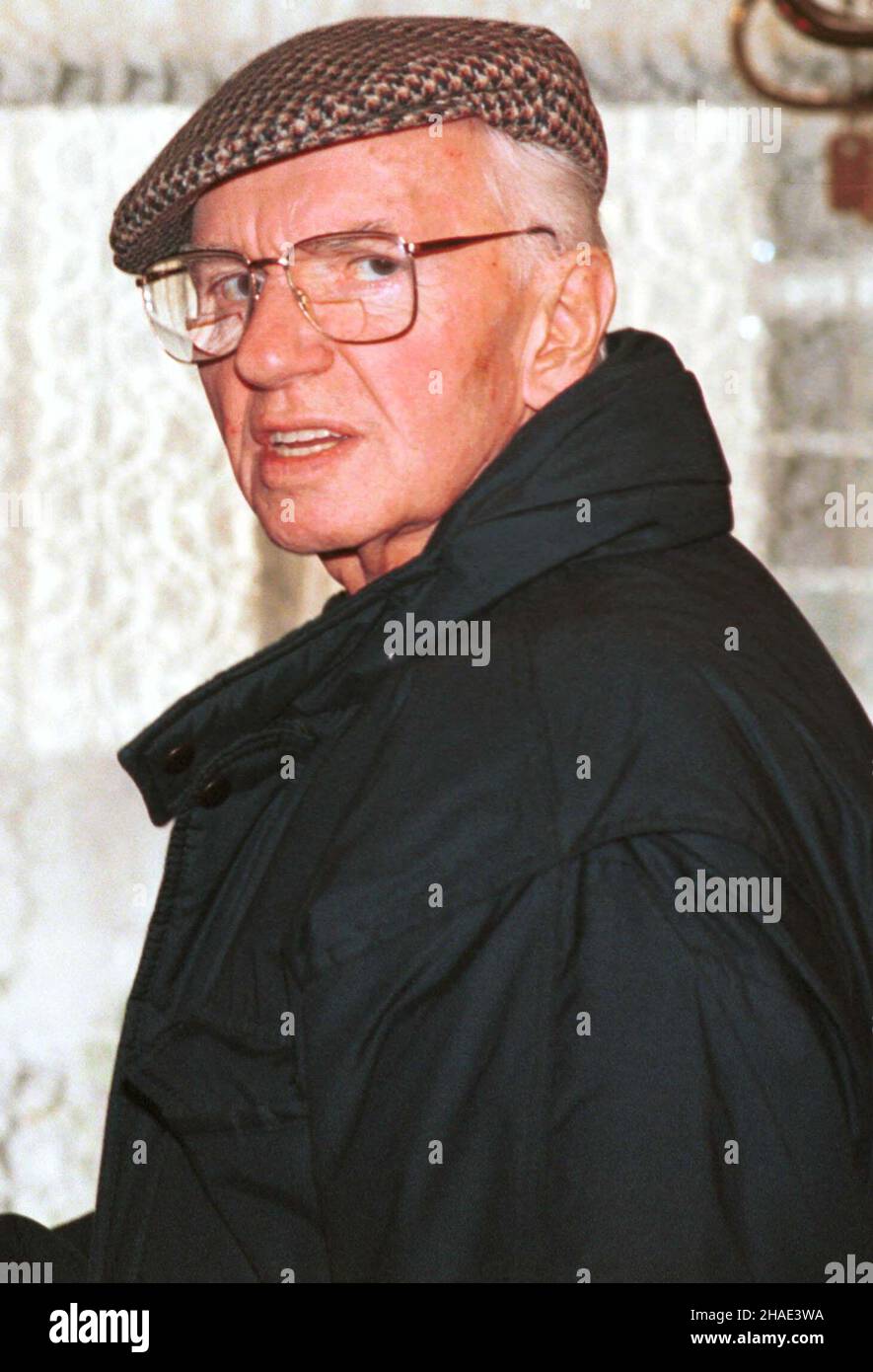 WARSZAWA, 16.10.1995 R. Edward Dziewoñski podczas powitania Witolda ...