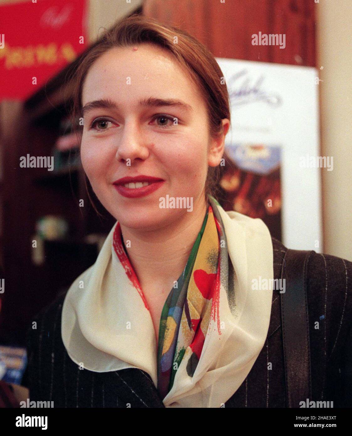 WARSZAWA, 19.10.1995 R. Reprezentantka Polski na XIII Miêdzynarodowy ...