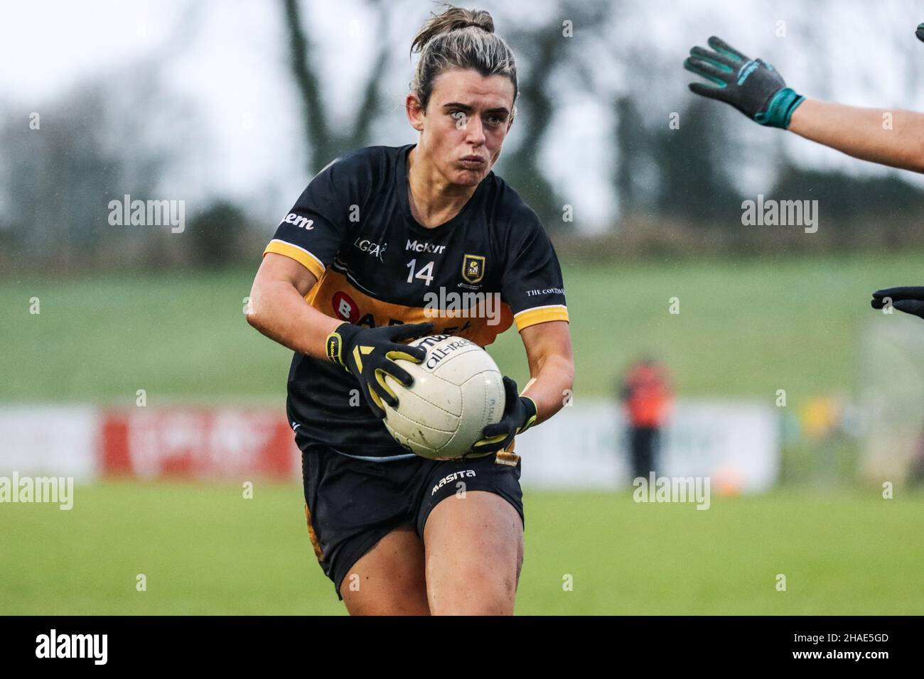 Mallow, Ireland. 12 December, 2021. Action from the Munster Ladies ...