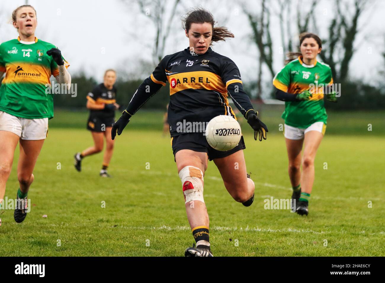 Mallow, Ireland. 12 December, 2021. Action from the Munster Ladies ...