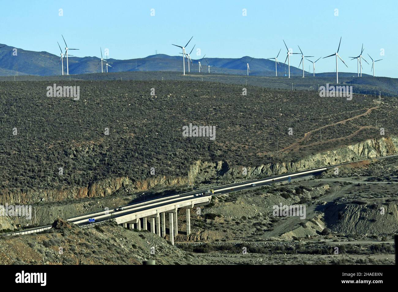 The forested hills and the agricultural field in the northern part of ...