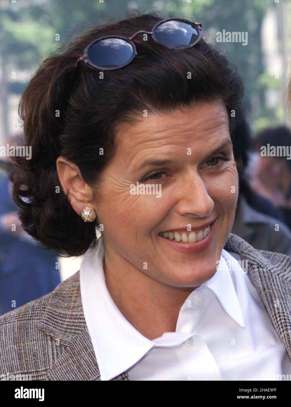 Warsaw, 25.06.1999. Dziennikarka i prezenterka telewizyjna Alicja ...