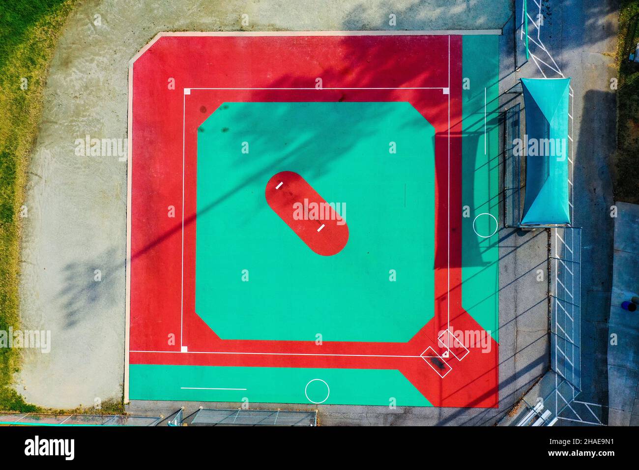 Baseball game aerial view hi-res stock photography and images - Alamy