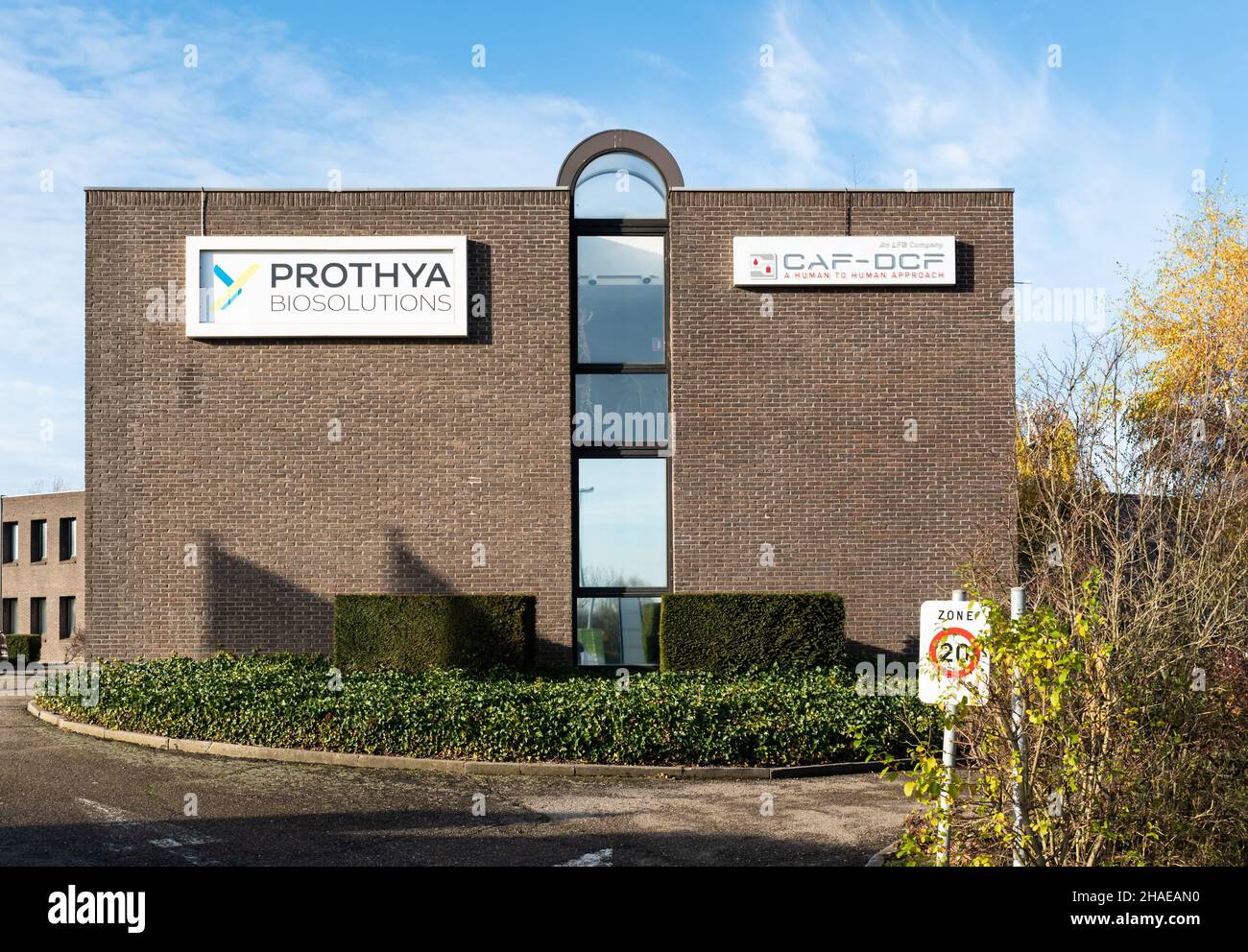 Neder-Over-Heembeek, Brussels, Belgium - 12 11 2021: Building of the ...