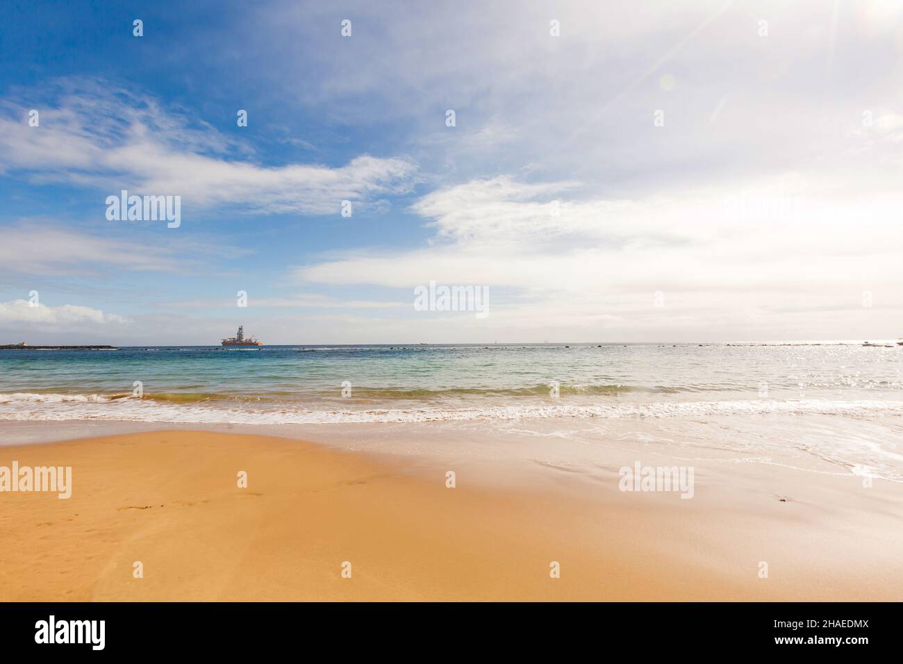 beach background, sand and ocean Stock Photo - Alamy