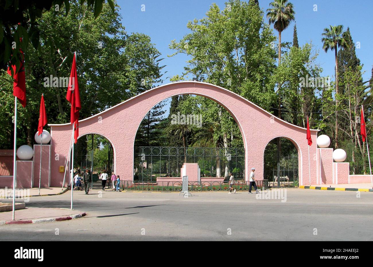 Lalla Aicha Municipal Park in Oujda east of Morocco Stock Photo - Alamy