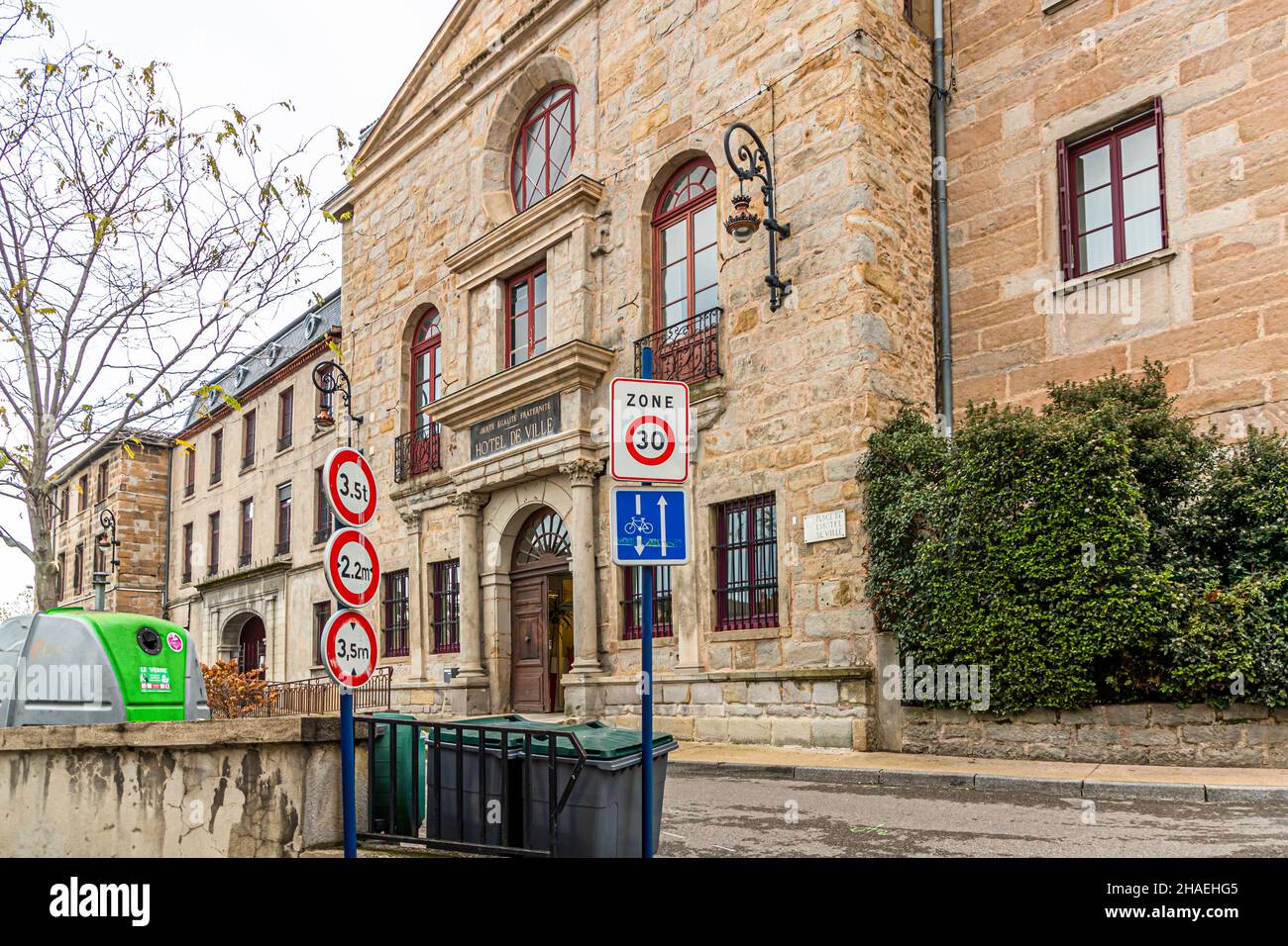Saint-Chamond City Hall, France Stock Photo - Alamy