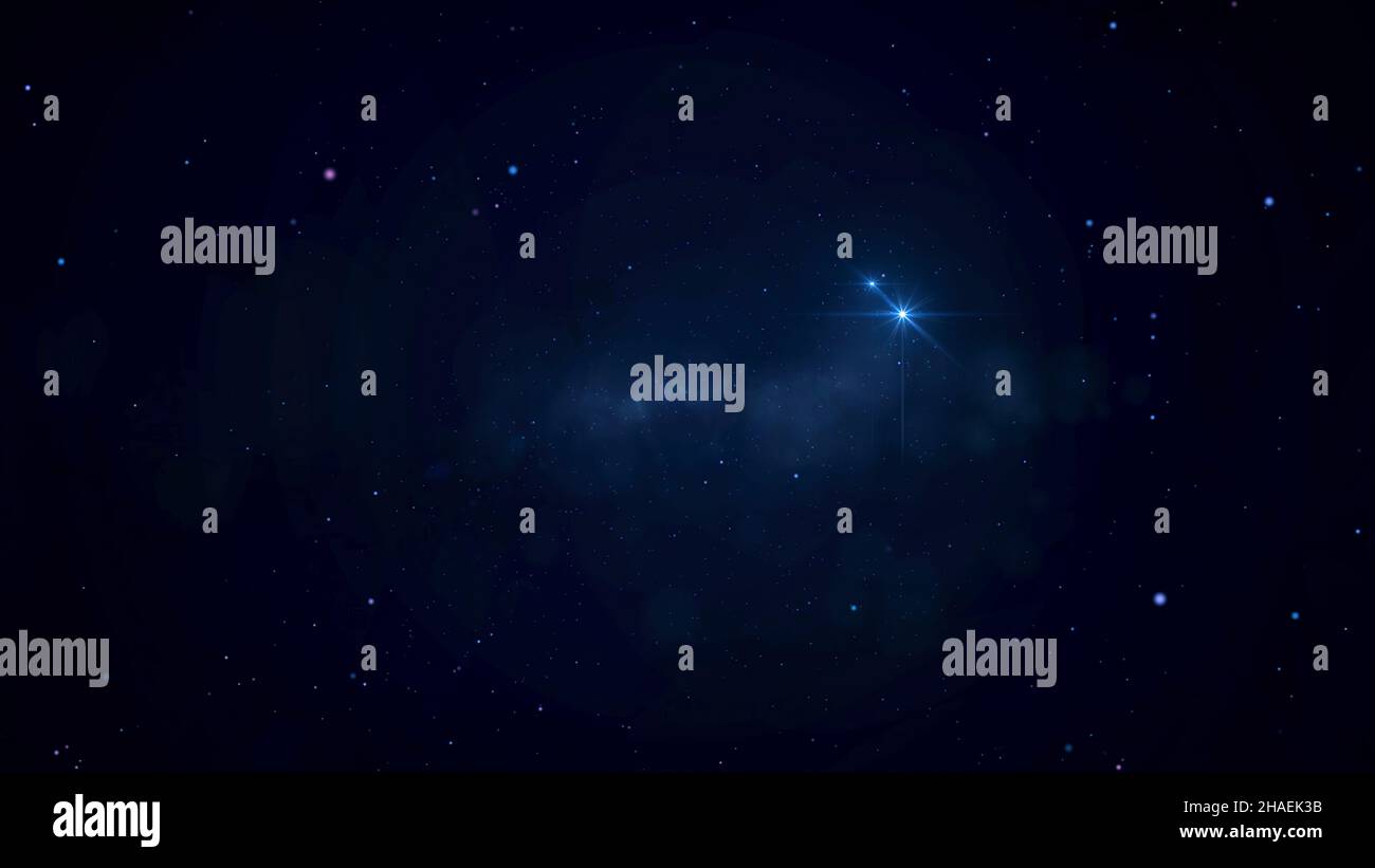 Star Field - animated motion background of star field and lens flares ...