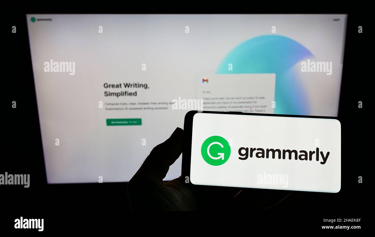 Grammarly assistant hi-res stock photography and images - Alamy