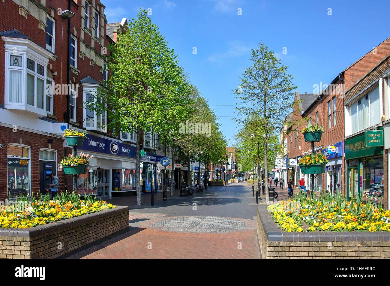 Bridge Street, Worksop, Nottinghamshire, England, United Kingdom Stock ...