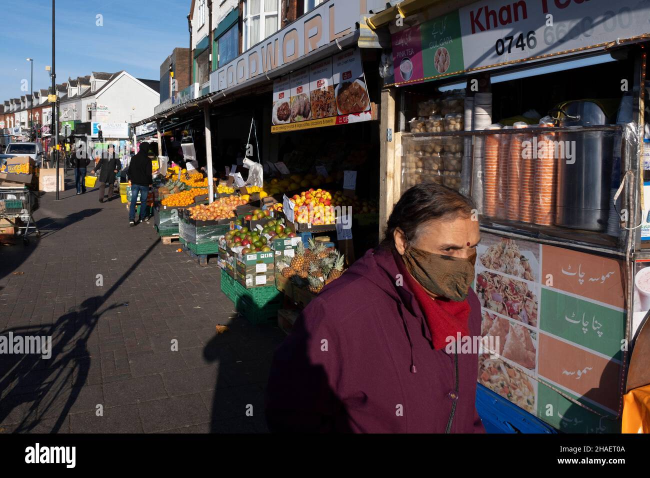 Foodworld shop along the Stratford Road in Sparkhill, an inner-city ...