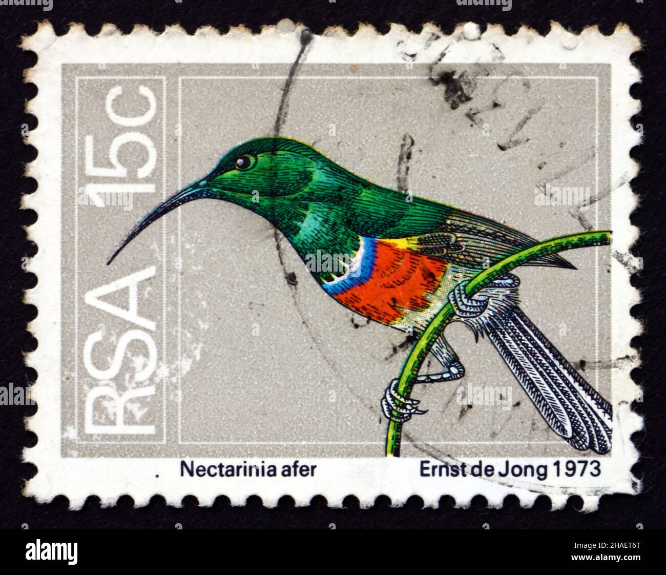 SOUTH AFRICA - CIRCA 1974: a stamp printed in South Africa shows ...