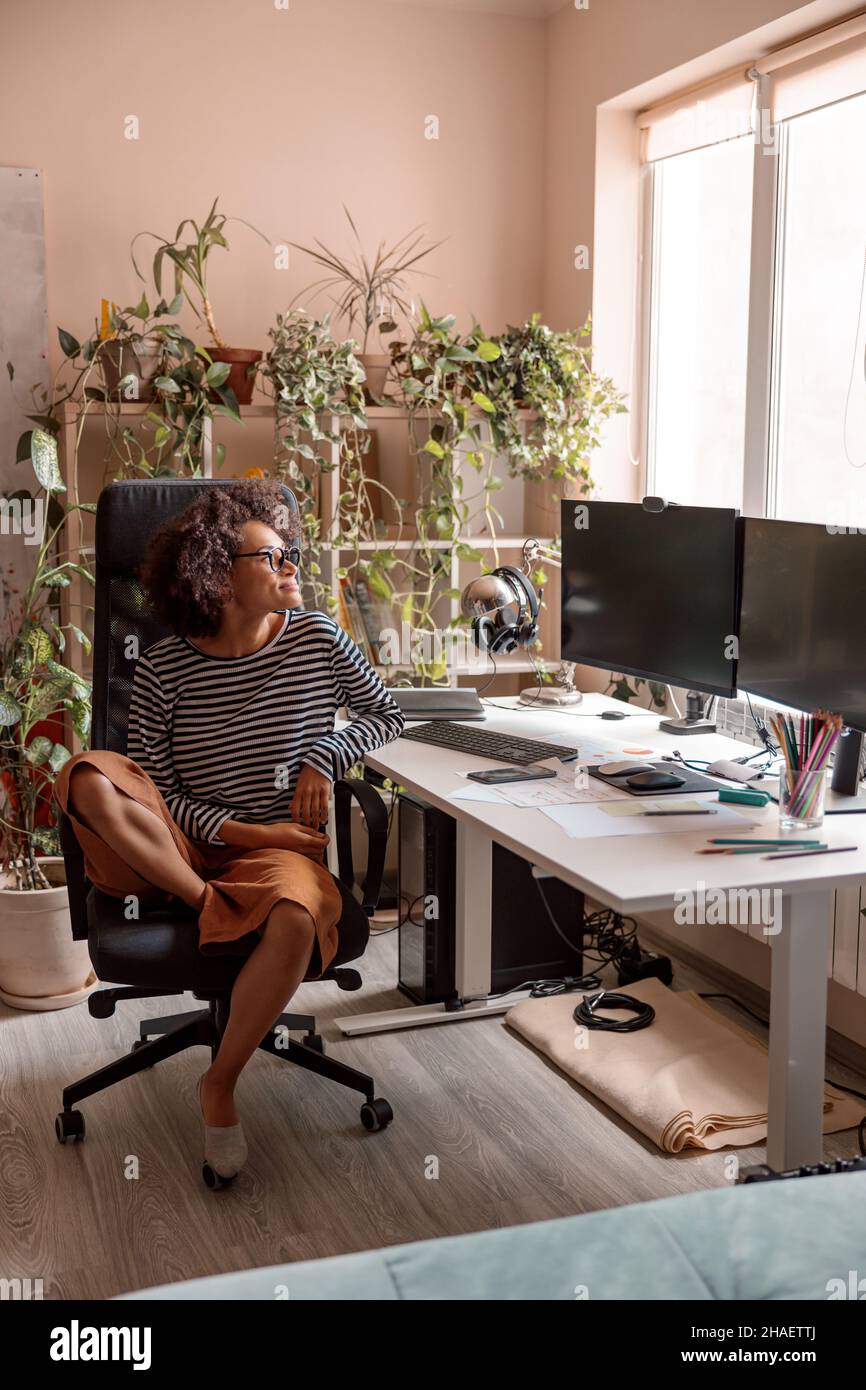 Freelance multiethnic hi-res stock photography and images - Alamy