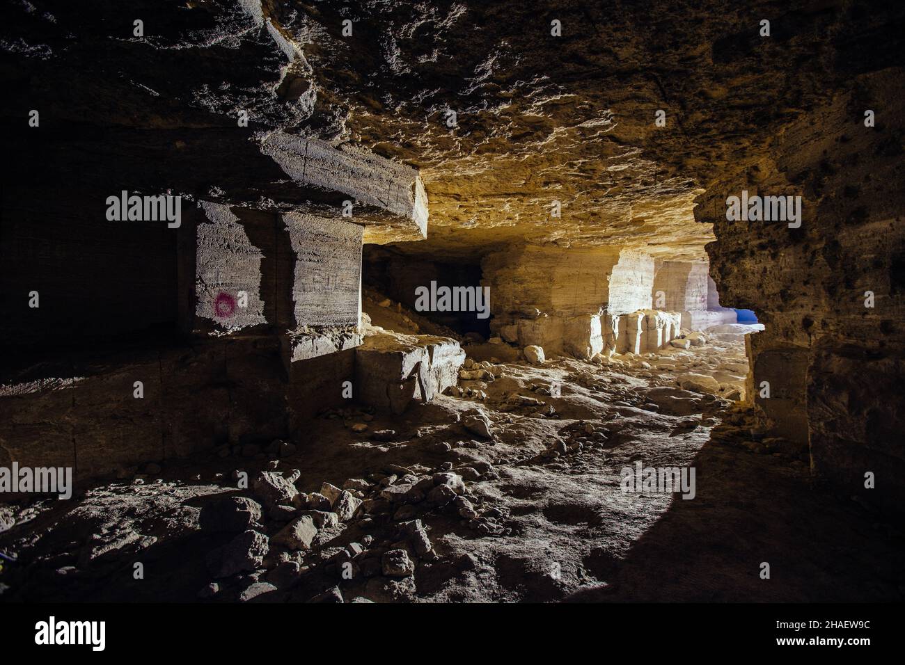 Old abandoned limestone mine in Kerch, Crimea Stock Photo - Alamy