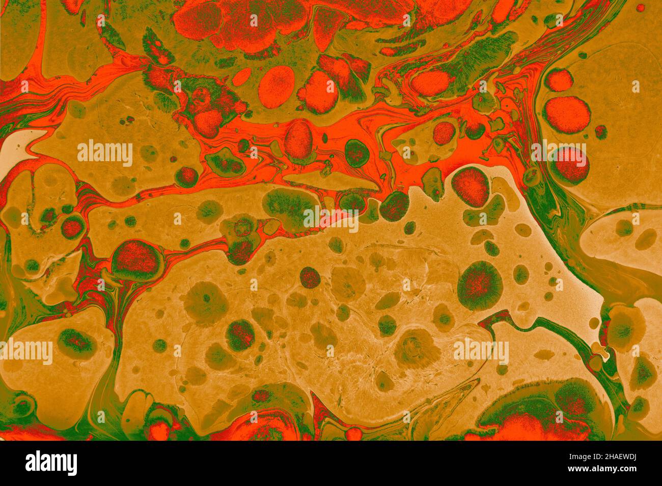 Ebru marbling handmade art, traditional Ebru technique. abstract ...