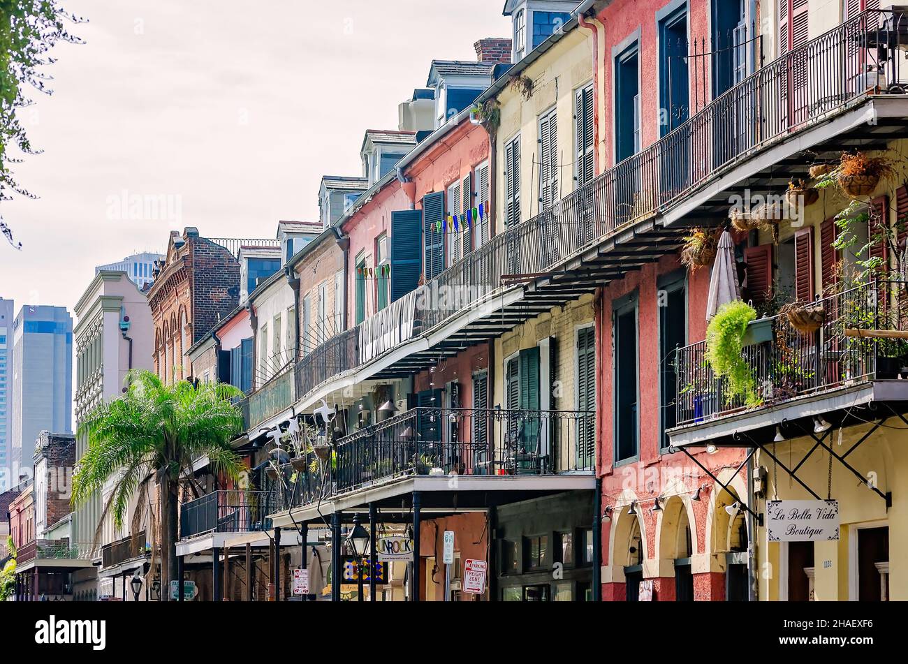 Downtown new orleans french quarter hi-res stock photography and images ...