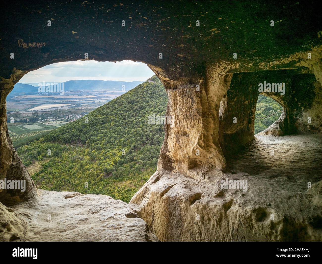 Hankrumovski Rock-monastery (Shumen plateau, Bulgaria Stock Photo - Alamy