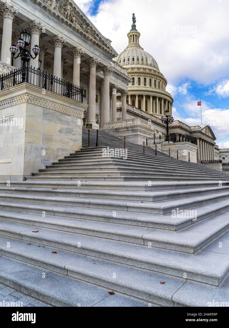 Unique view of the United States of America Capital building Stock ...